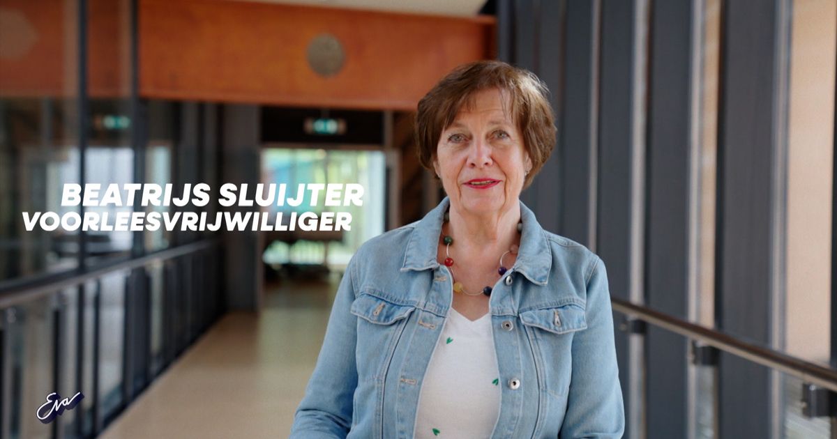 De schouders van Nederland: Beatrijs Sluijter, voorleesvrijwilliger | Eva